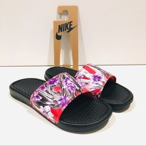 Nike | Shoes | Nike Womens Benassi Rare Floral Slides | Poshmark